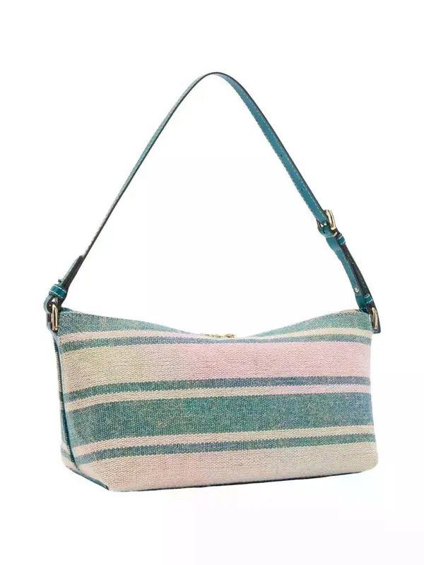 Furla Debby Striped Shoulder Bag - Blue