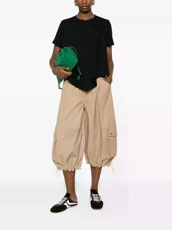 Loewe Asymmetric-hem T-shirt - Black