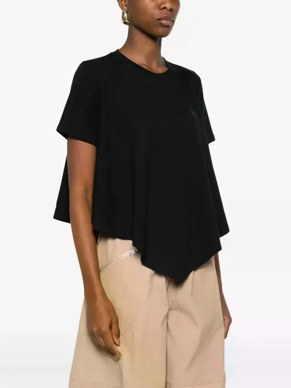 Loewe Asymmetric-hem T-shirt - Black