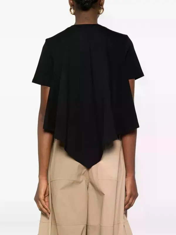Loewe Asymmetric-hem T-shirt - Black