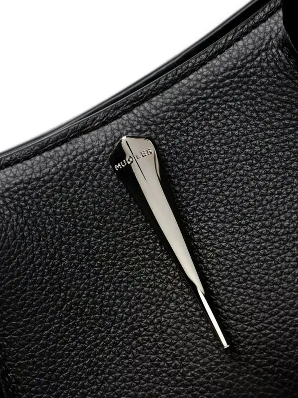 MUGLER Appliqué Shoulder Bag
