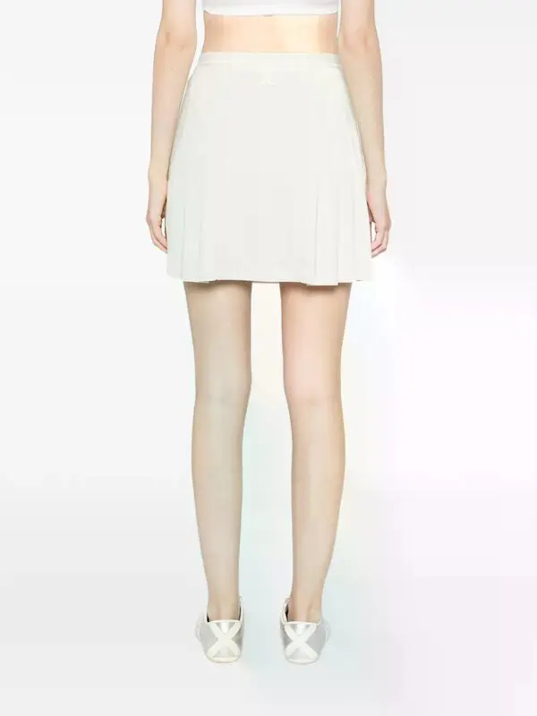 J. Lindeberg Harlow Pleated Short Skirt - Neutrals