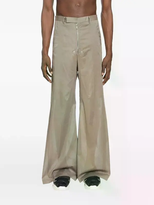 Rick Owens Tailored Wide Trousers - Neutrals
