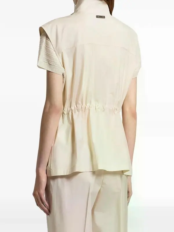 Peserico Zip-up Gilet - Neutrals