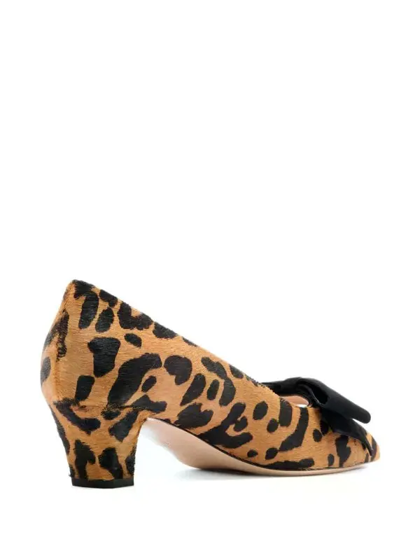 Valentino Garavani Suede-trimmed Leopard-print Calf Hair Pumps - Neutrals