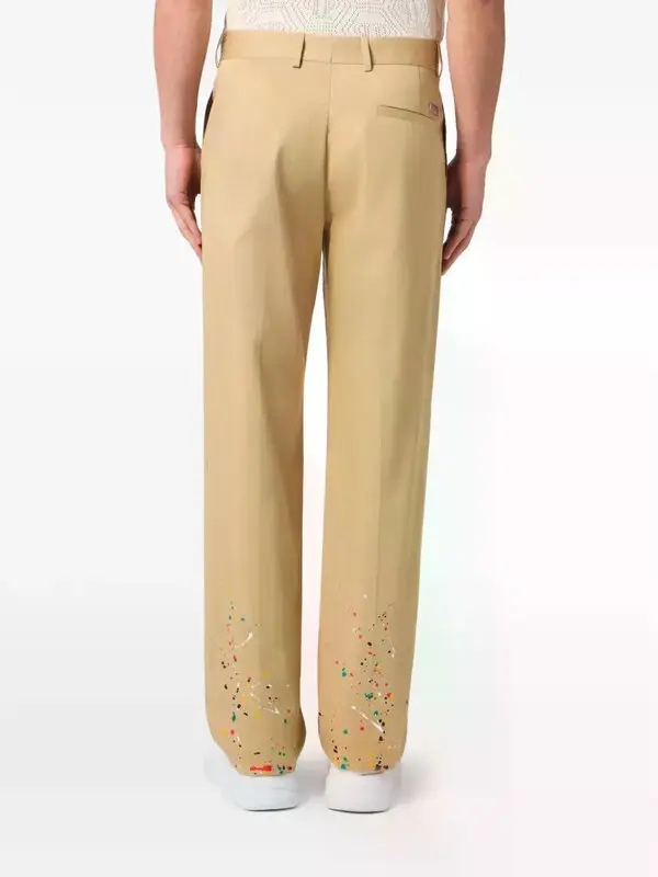 Philipp Plein Loose Trousers With Painted Detail