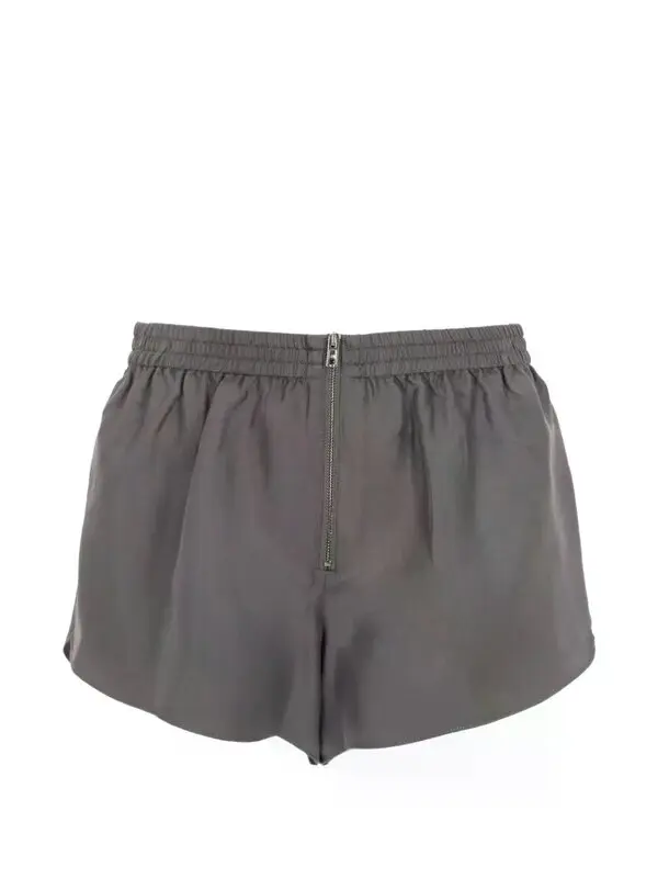 Alexander Wang Elasticated Zip Shorts - Grey