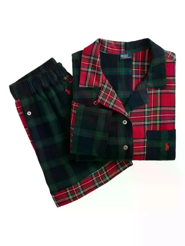 Polo Ralph Lauren Plaid Pajama Set - Red
