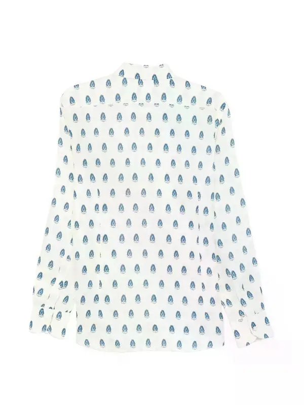MC2 SAINT BARTH Floral Shirt - Neutrals