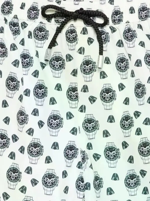MC2 SAINT BARTH Patterned Drawstring Swim Shorts