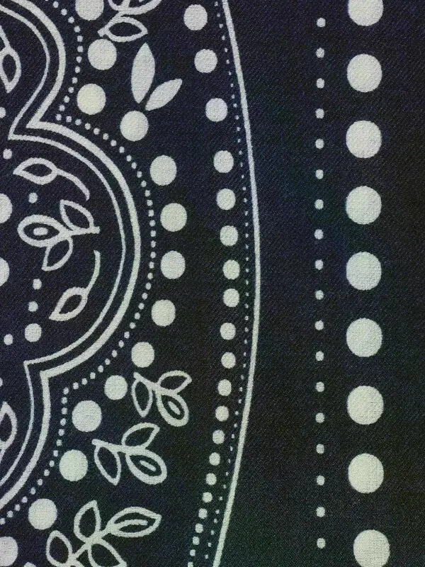 Max Mara Educated Fringed Patterned Scarf