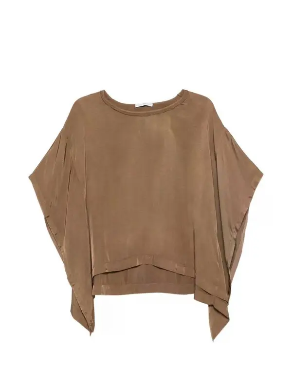 High Majestic Short Sleeve Top - Brown