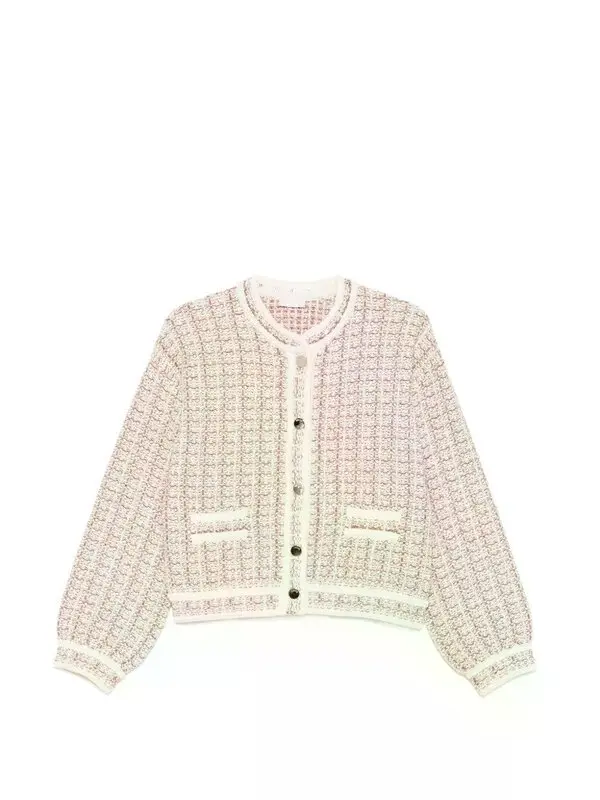 Liu Jo Sequinned Tweed Jacket - Neutrals