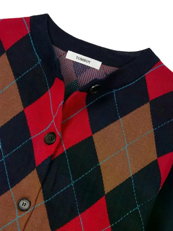 STUDIO TOMBOY Argyle Cardigan