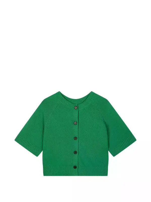 STUDIO TOMBOY Short Sleeve Cardigan - Green