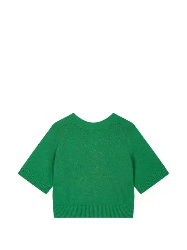 STUDIO TOMBOY Short Sleeve Cardigan - Green