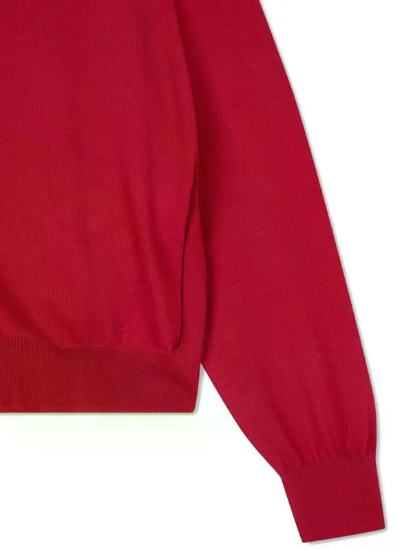 STUDIO TOMBOY Hooded Long Sleeve Top - Red