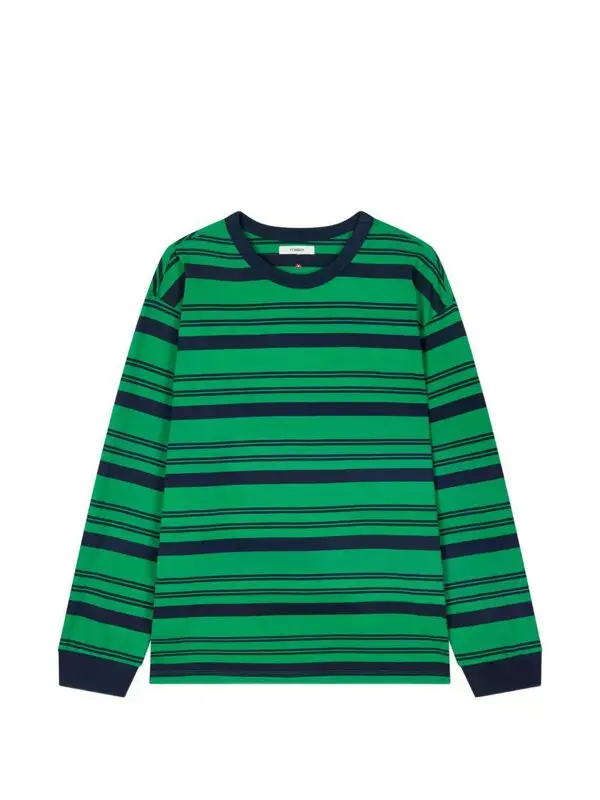STUDIO TOMBOY Striped Long Sleeve T-shirt - Green