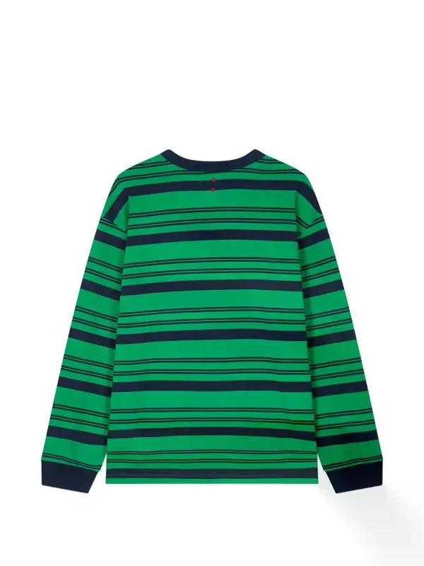 STUDIO TOMBOY Striped Long Sleeve T-shirt - Green
