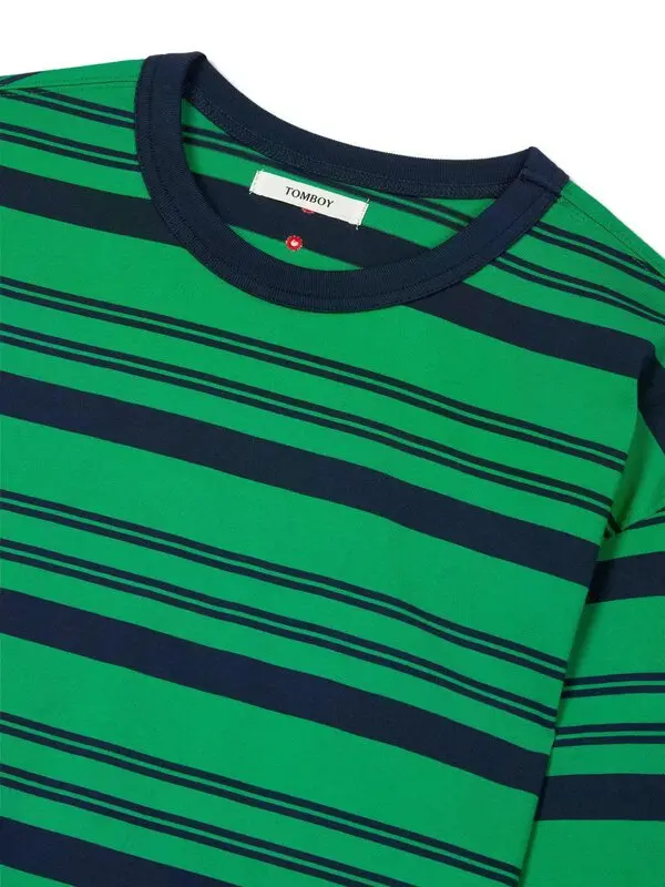 STUDIO TOMBOY Striped Long Sleeve T-shirt - Green