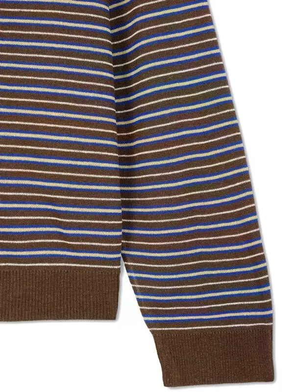 STUDIO TOMBOY Striped Round Neck Sweater