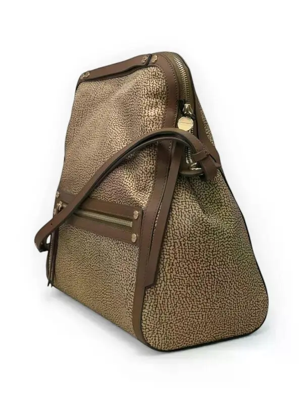 Borbonese Zip Hobo Shoulder Bag