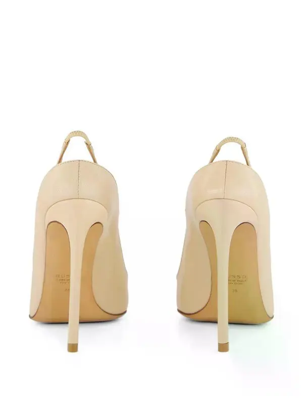 FRANCESCO RUSSO Pointed Toe Slingback Pumps