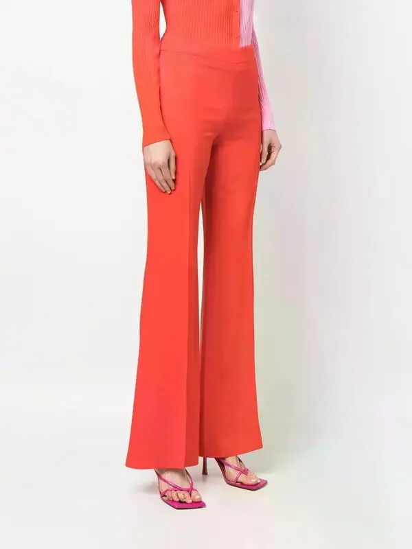 Moschino Pressed-crease Trousers - Red