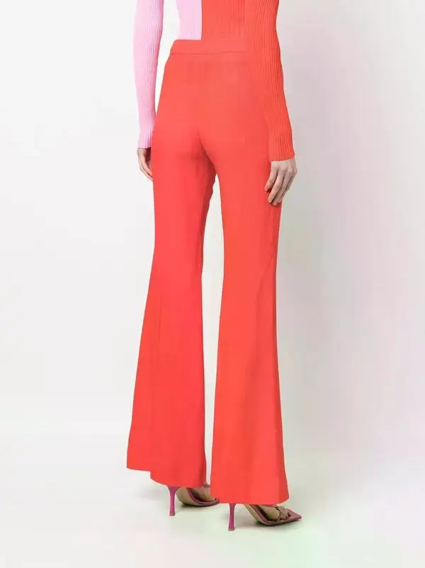 Moschino Pressed-crease Trousers - Red