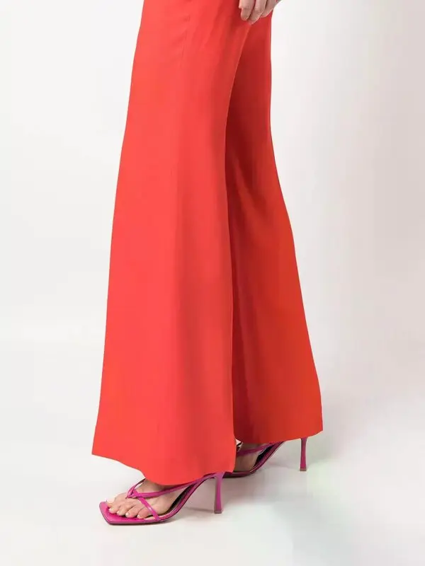 Moschino Pressed-crease Trousers - Red
