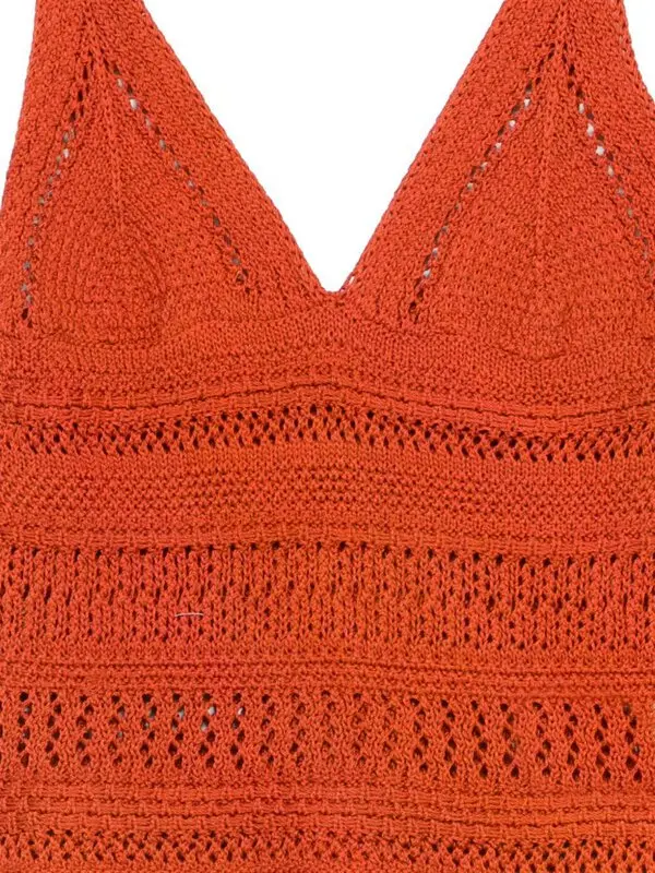 Alpha Studio Crochet Sleeveless Top