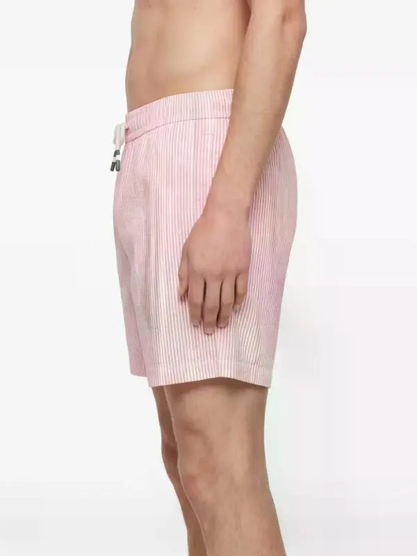 Hartford Striped Swim Shorts - Pink