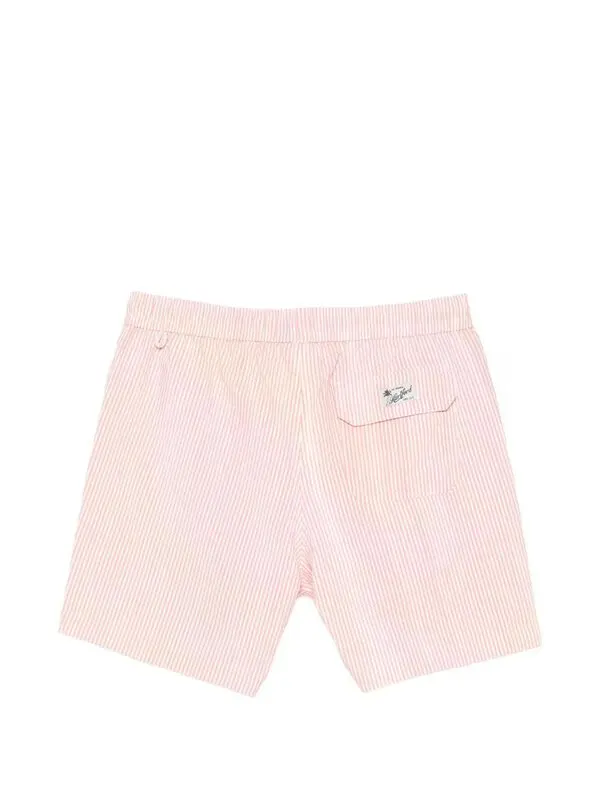 Hartford Striped Swim Shorts - Pink