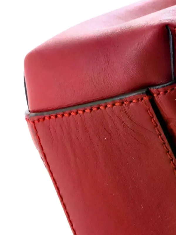 Gucci Padlock Sima Leather Mini Backpack - Red
