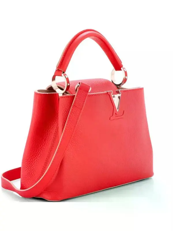 LOUIS VUITTON Capucines Bb Satchel - Red