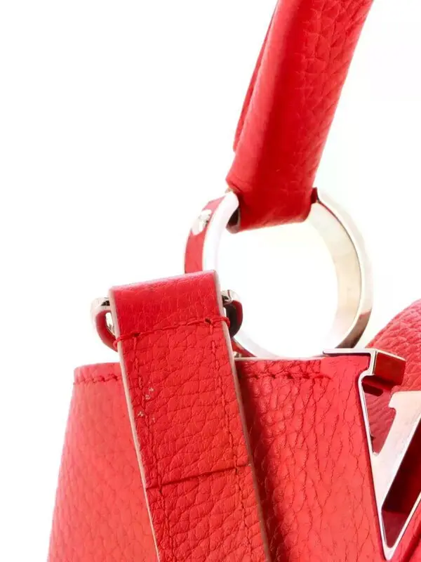 LOUIS VUITTON Capucines Bb Satchel - Red