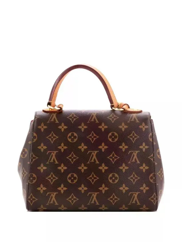 LOUIS VUITTON Cluny Bb Monogram Canvas Satchel - Brown