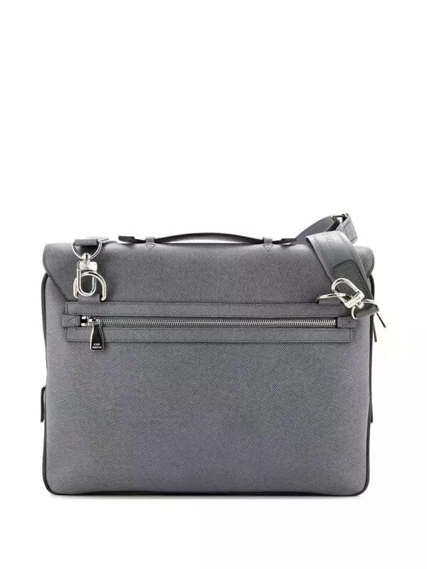 LOUIS VUITTON Vassili Handbag Taiga Leather Pm