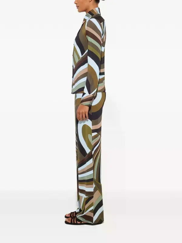Emilio Pucci Iride Print Stretch Viscose Shirt