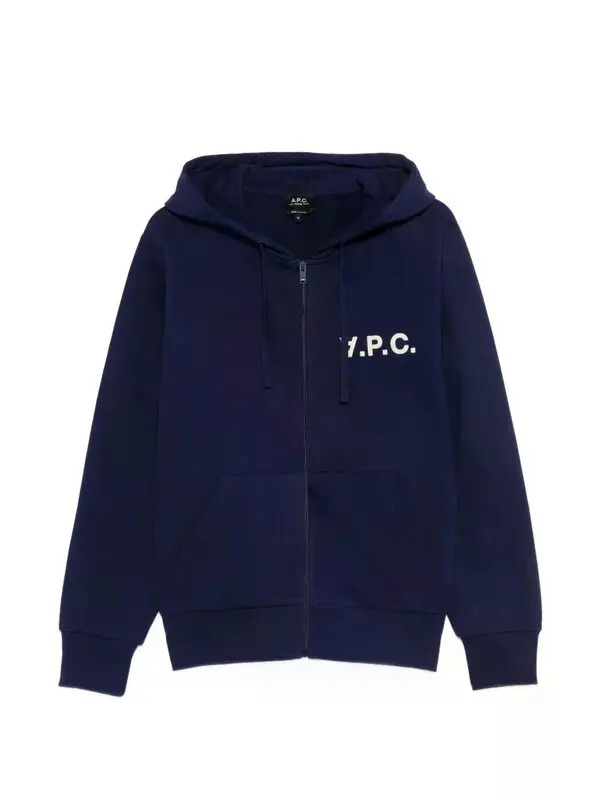 A.p.c. Hooded Zip-up Sweatshirt