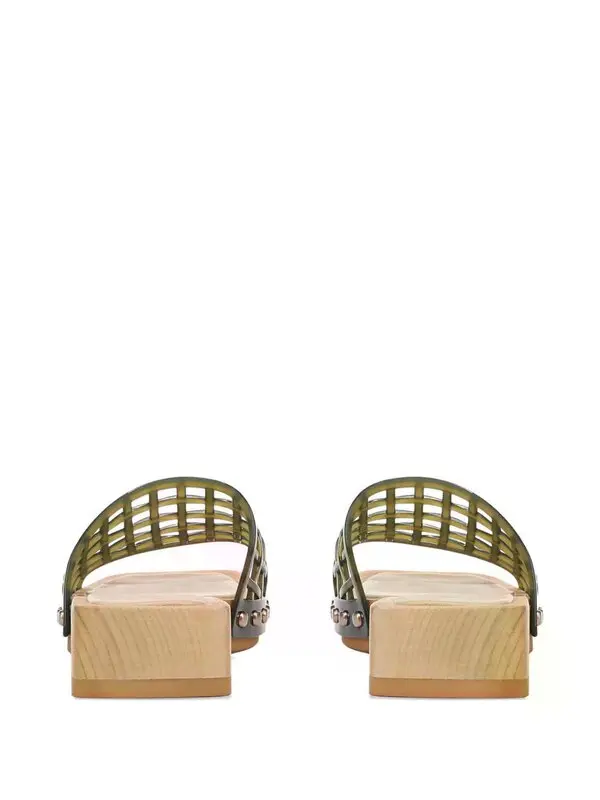 Vince Barbara Jelly Slide Sandals - Brown