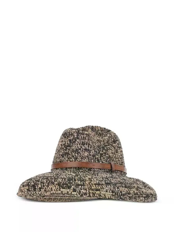 IBELIV Leather Belted Hat