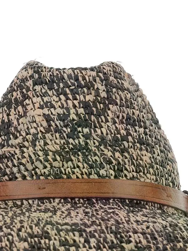 IBELIV Leather Belted Hat