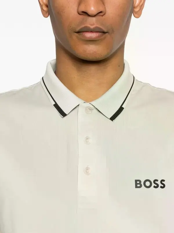 BOSS Logo Trim Polo Shirt