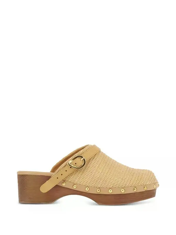 ANCIENT GREEK SANDALS Classic Studded Buckle Clogs