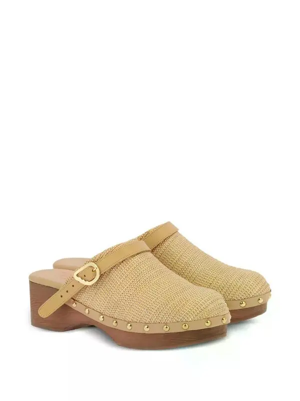 ANCIENT GREEK SANDALS Classic Studded Buckle Clogs