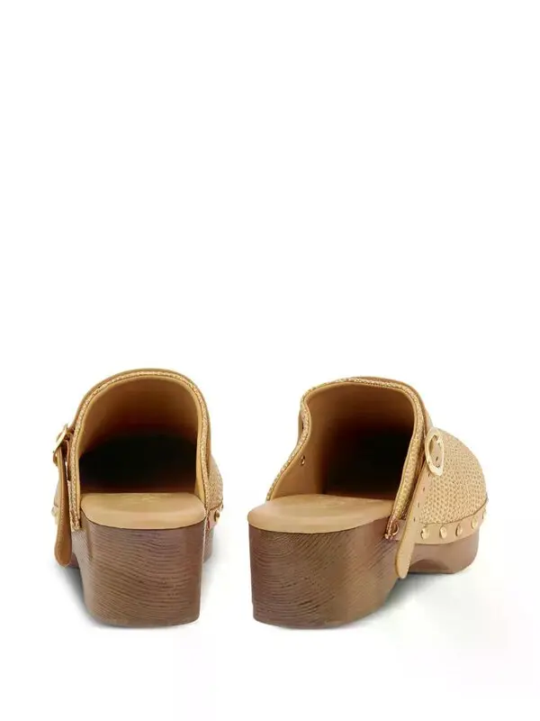ANCIENT GREEK SANDALS Classic Studded Buckle Clogs