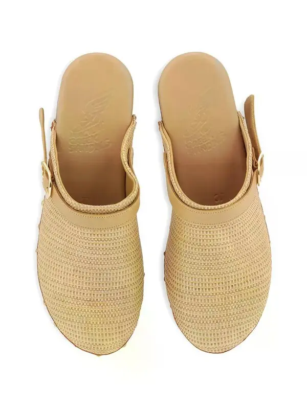 ANCIENT GREEK SANDALS Classic Studded Buckle Clogs