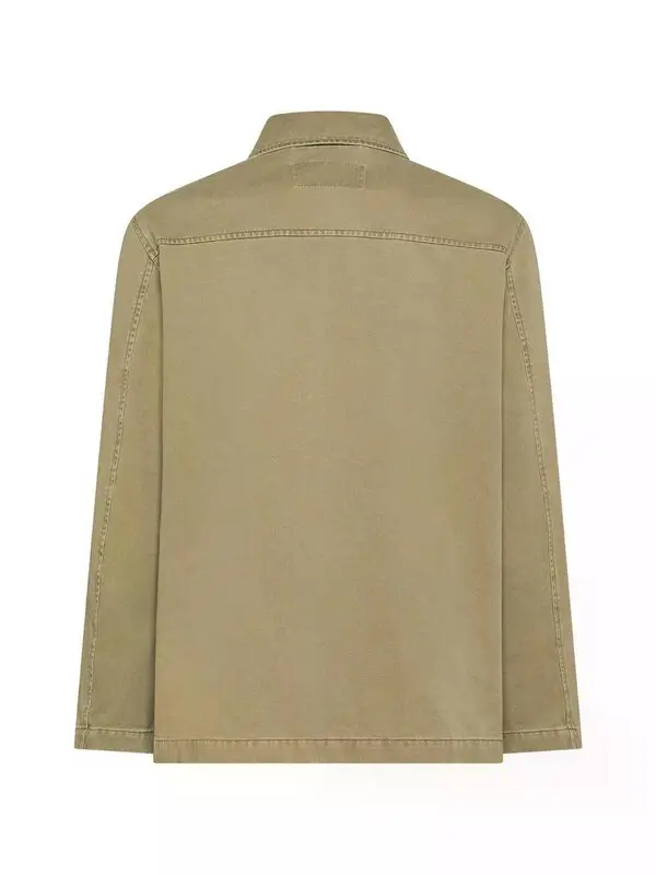 Seventy Buttoned Patch-pocket Overshirt - Neutrals