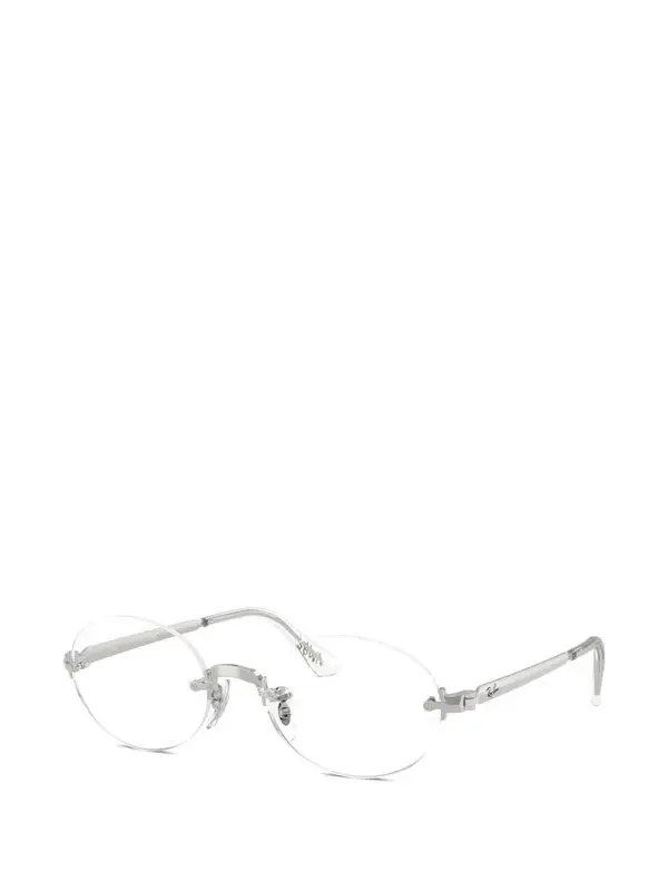 Ray-ban X A$ap Rocky Round-frame Glasses - Silver